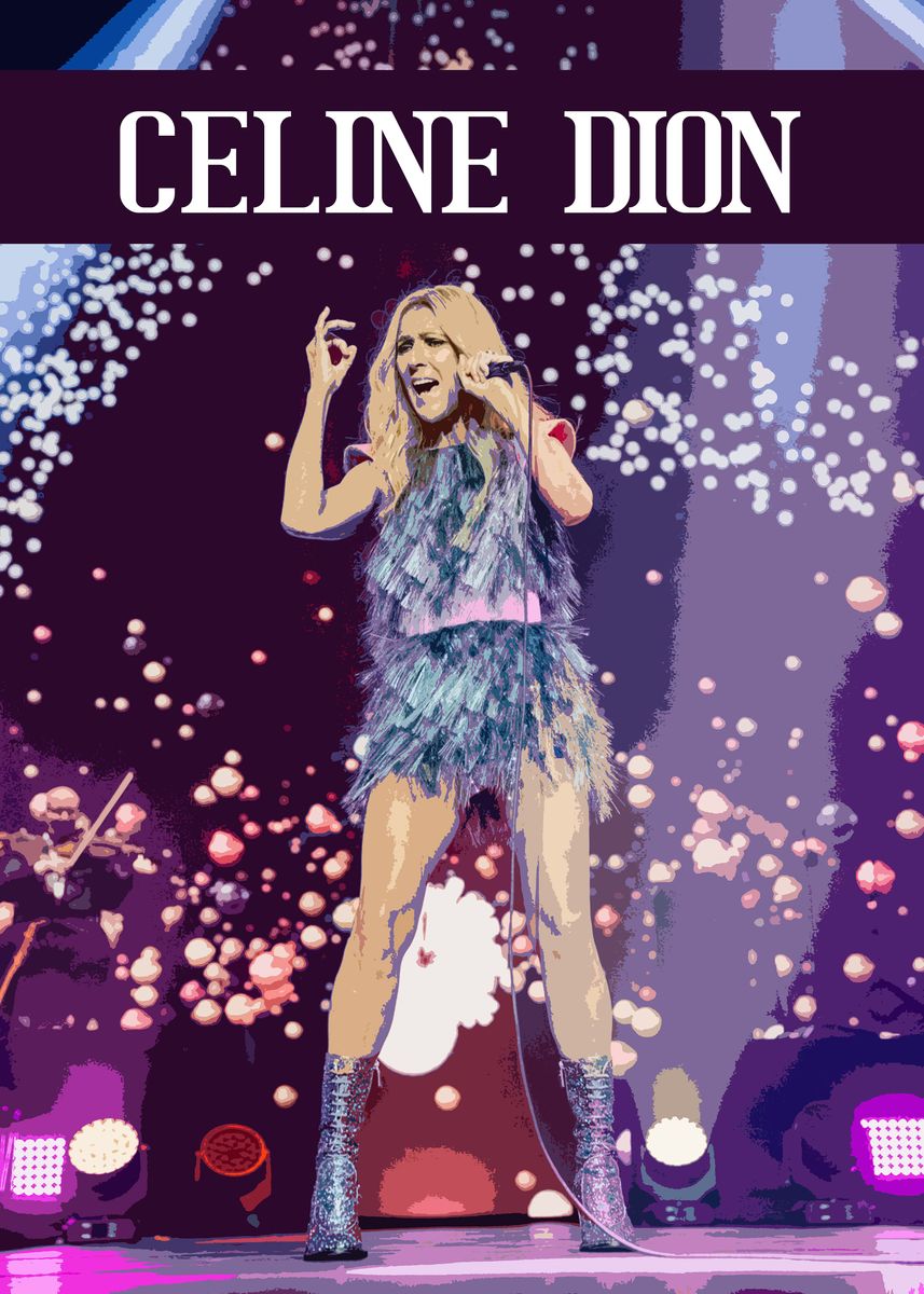 'Celine Dion' Poster, picture, metal print, paint by Creative Works ...