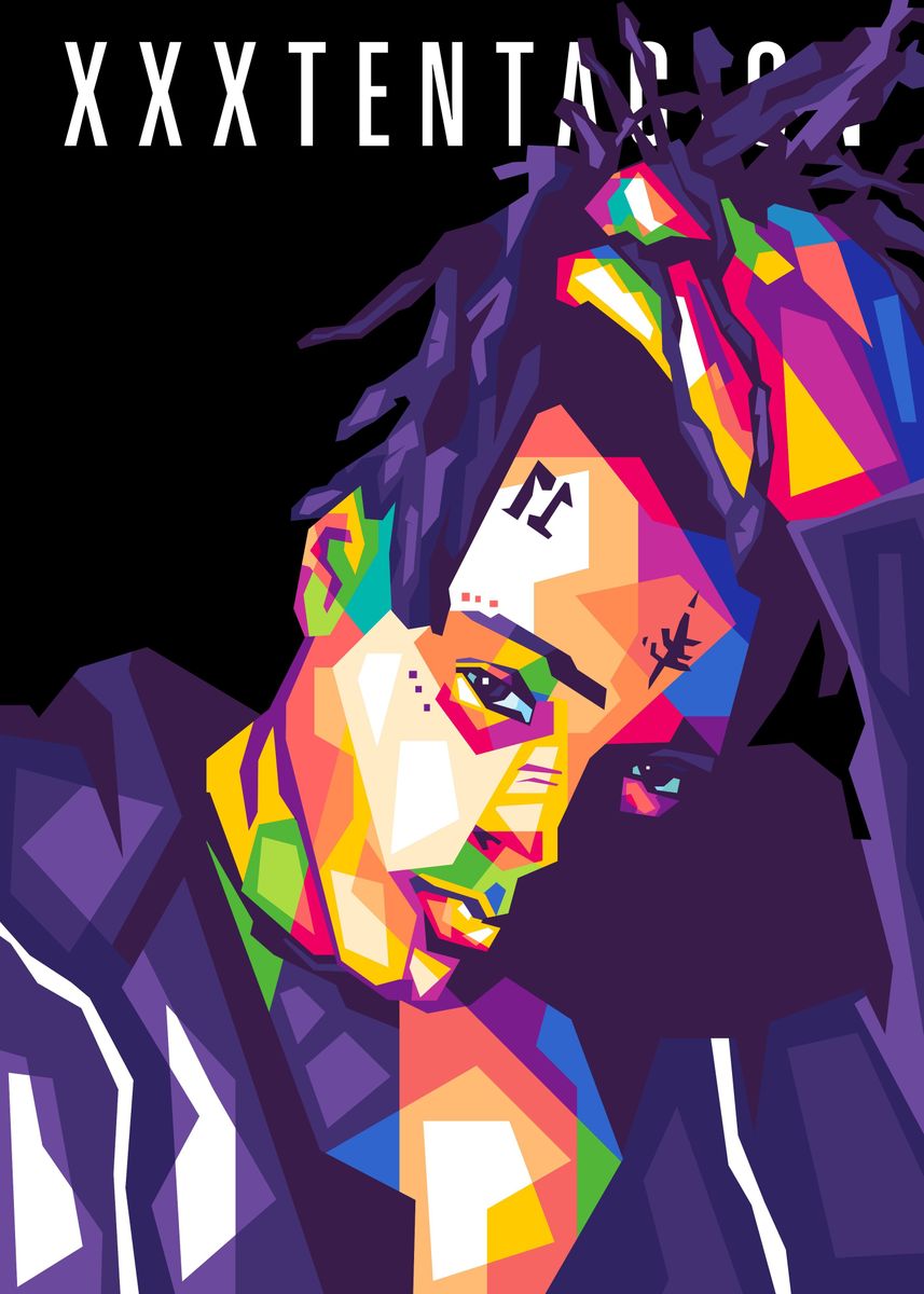 'rapper' Poster, picture, metal print, paint by Shichiro Ken | Displate