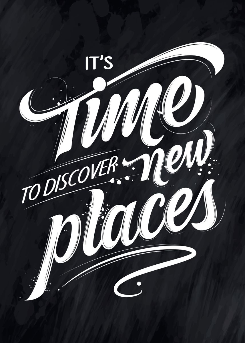 'Time' Poster, picture, metal print, paint by David Majercik | Displate