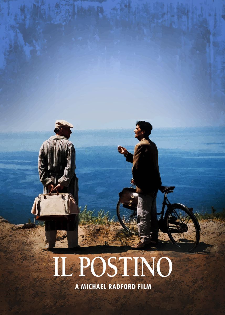 'Il Postino' Poster, picture, metal print, paint by Bo Kev | Displate