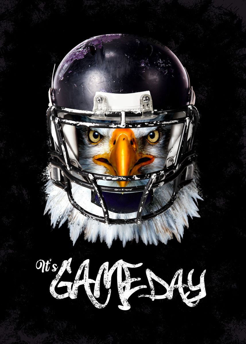 'Its Game Day' Poster, picture, metal print, paint by Hennes Raube ...