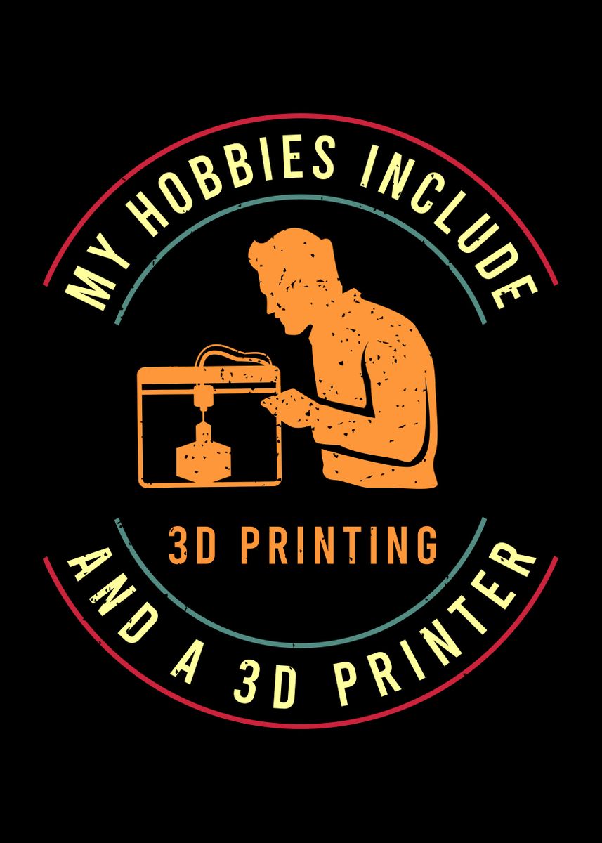 '3D Printing 3D Printer' Poster, picture, metal print, paint by Alley ...