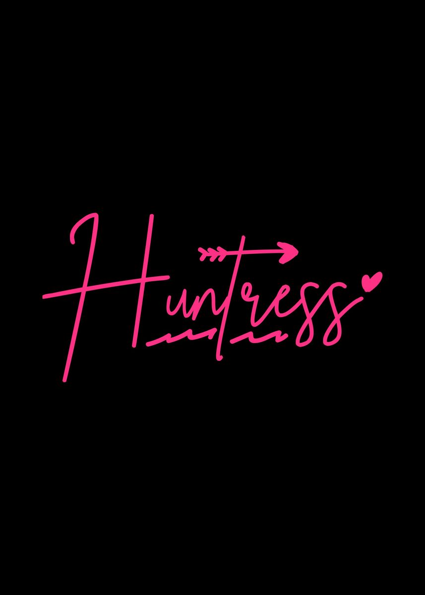 'Huntress Hunting' Poster, picture, metal print, paint by Mealla | Displate