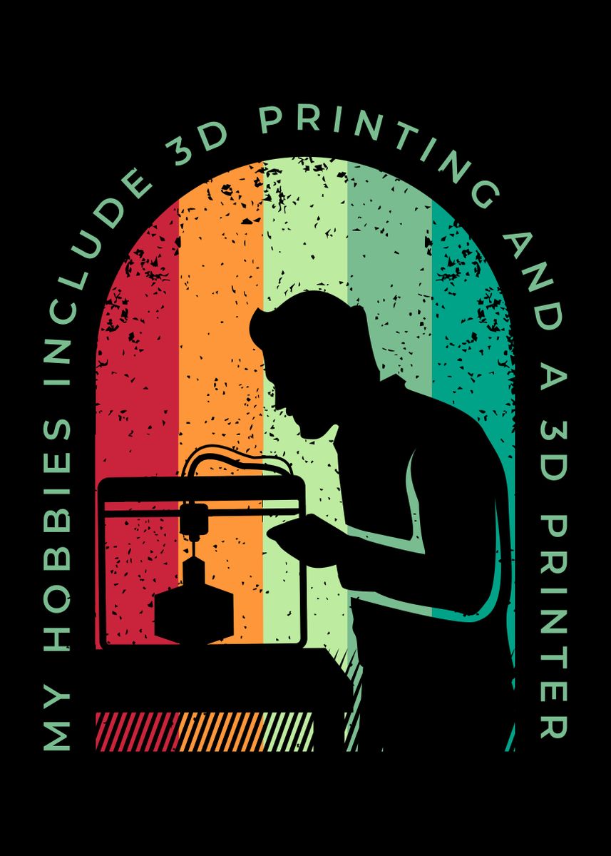 '3D Printing 3D Printer' Poster, picture, metal print, paint by Alley ...