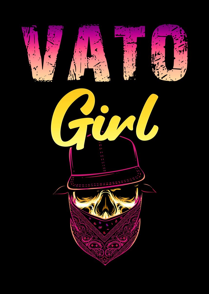 ' Demon Skull Gangster Vato' Poster by Eye-Catcher | Displate