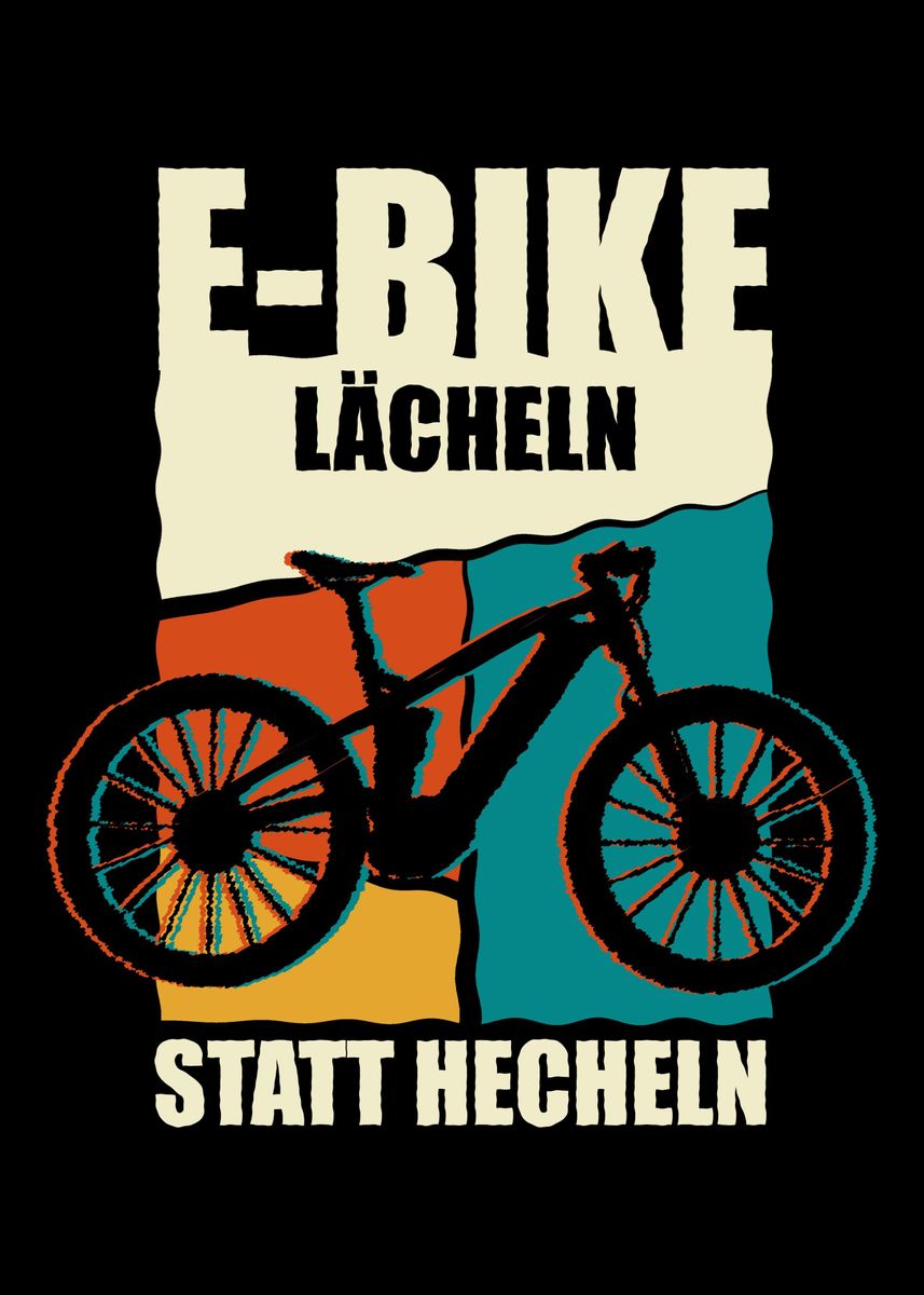 'Ebike Electronic Bike' Poster by ankarsdesign | Displate