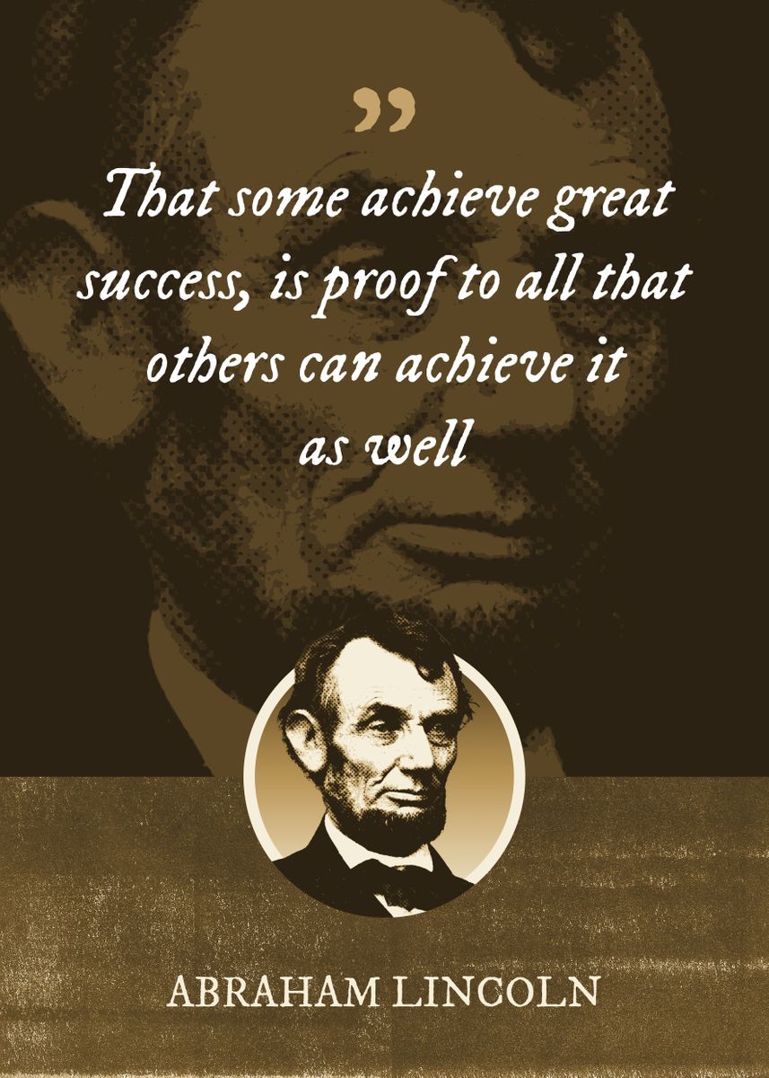 'That some achieve great' Poster by Syahrasi | Displate