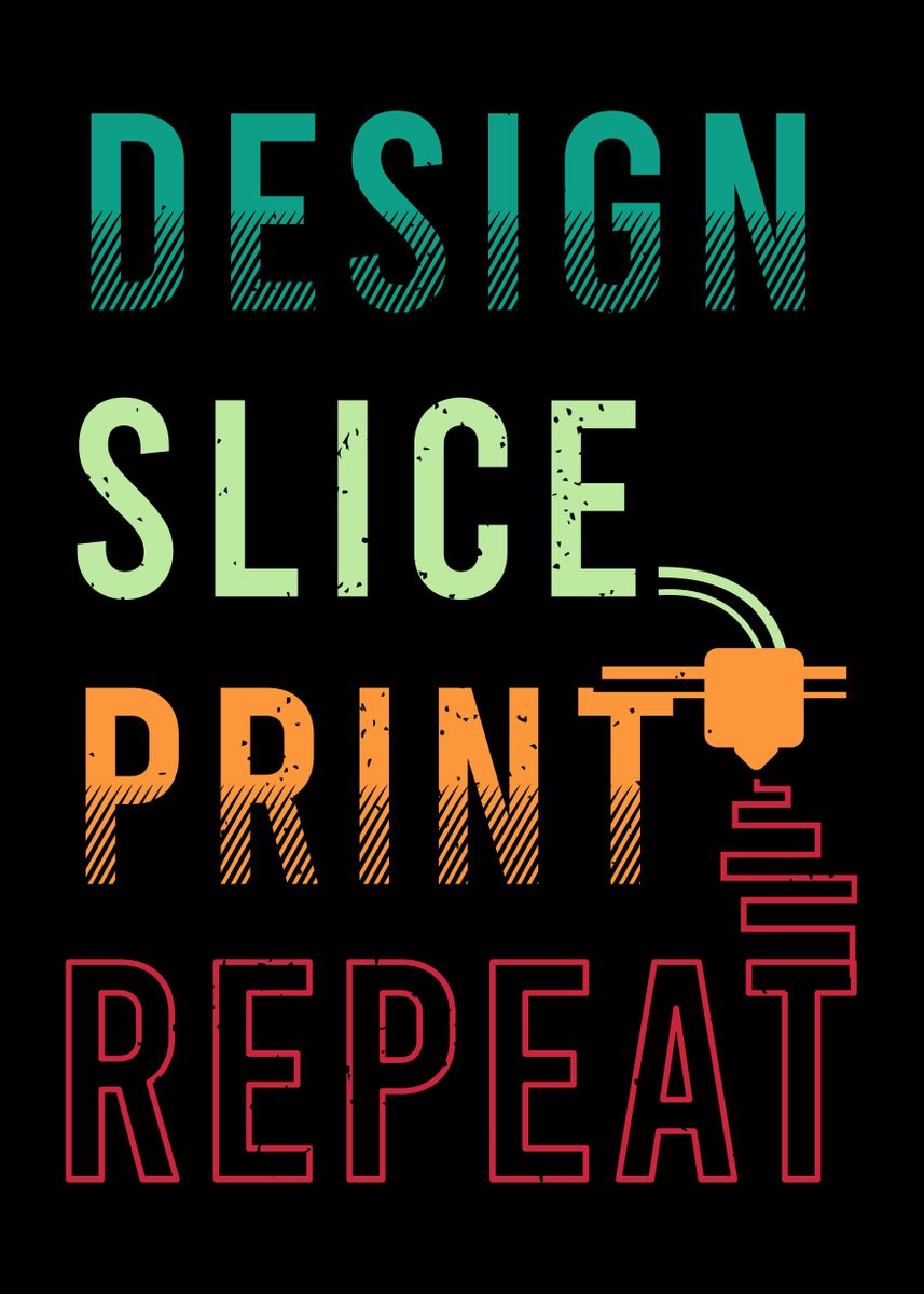 '3D Printing 3D Printer' Poster, picture, metal print, paint by Alley ...