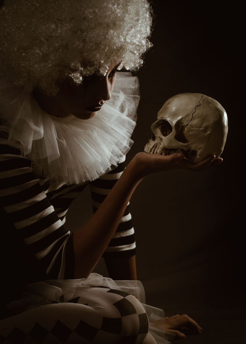 'Death and clown' Poster by Donatella Loi | Displate