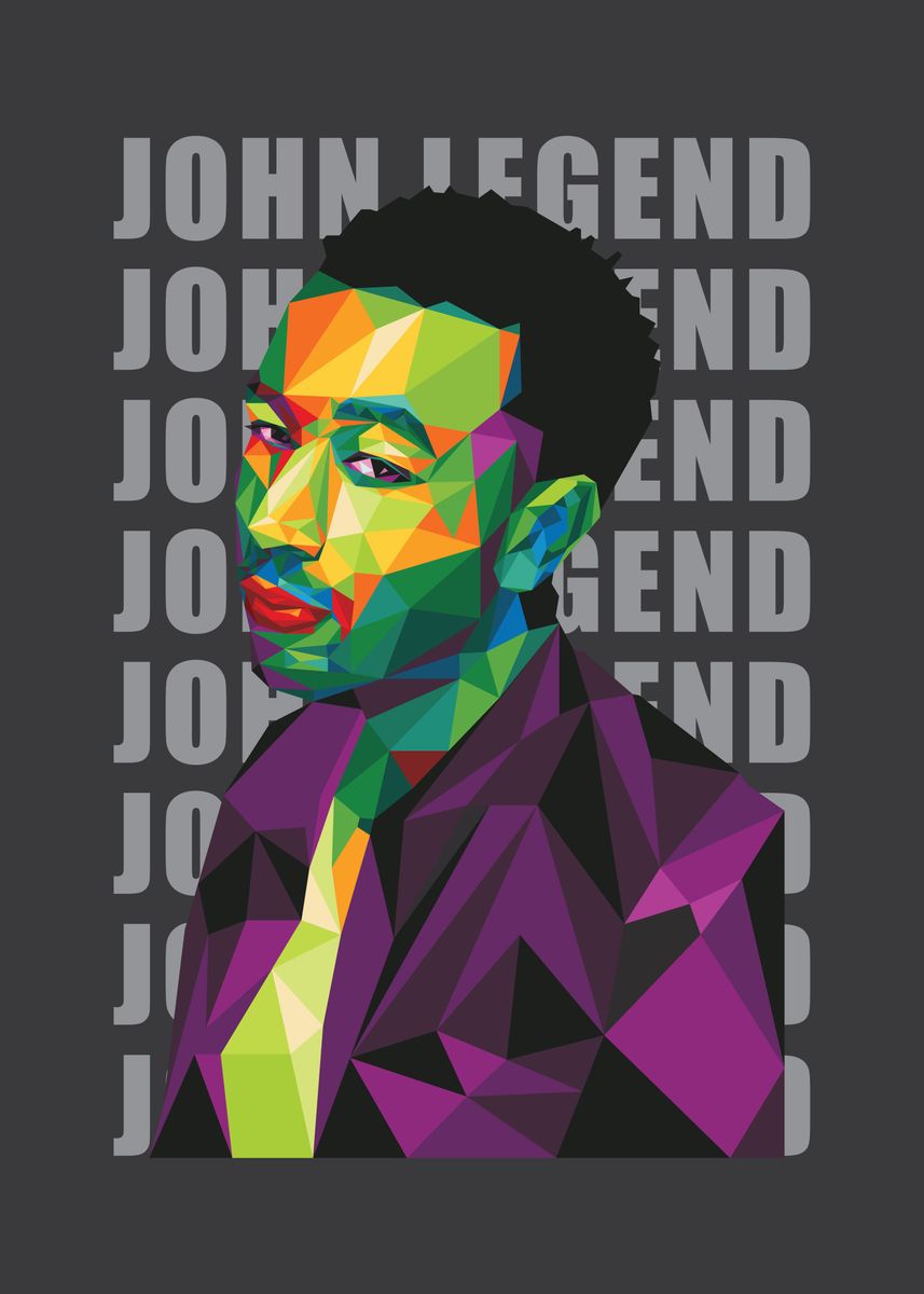 'John Legend' Poster by Yanz Studio | Displate