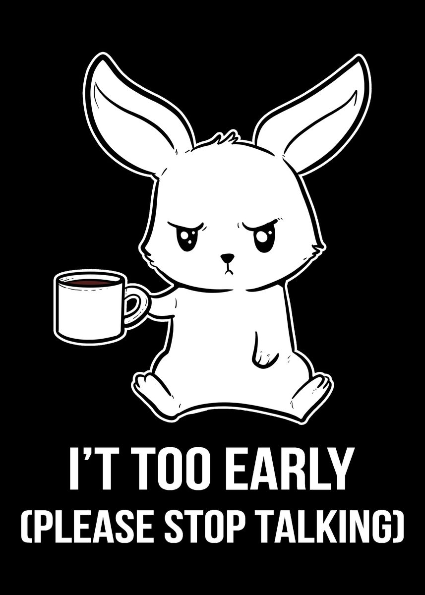 'Its Too Early Morning Per' Poster, picture, metal print, paint by ...