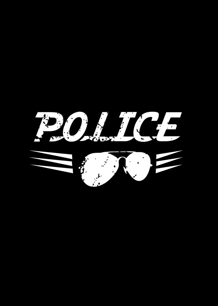 'Cop Police Officer ' Poster, picture, metal print, paint by dr3designs ...