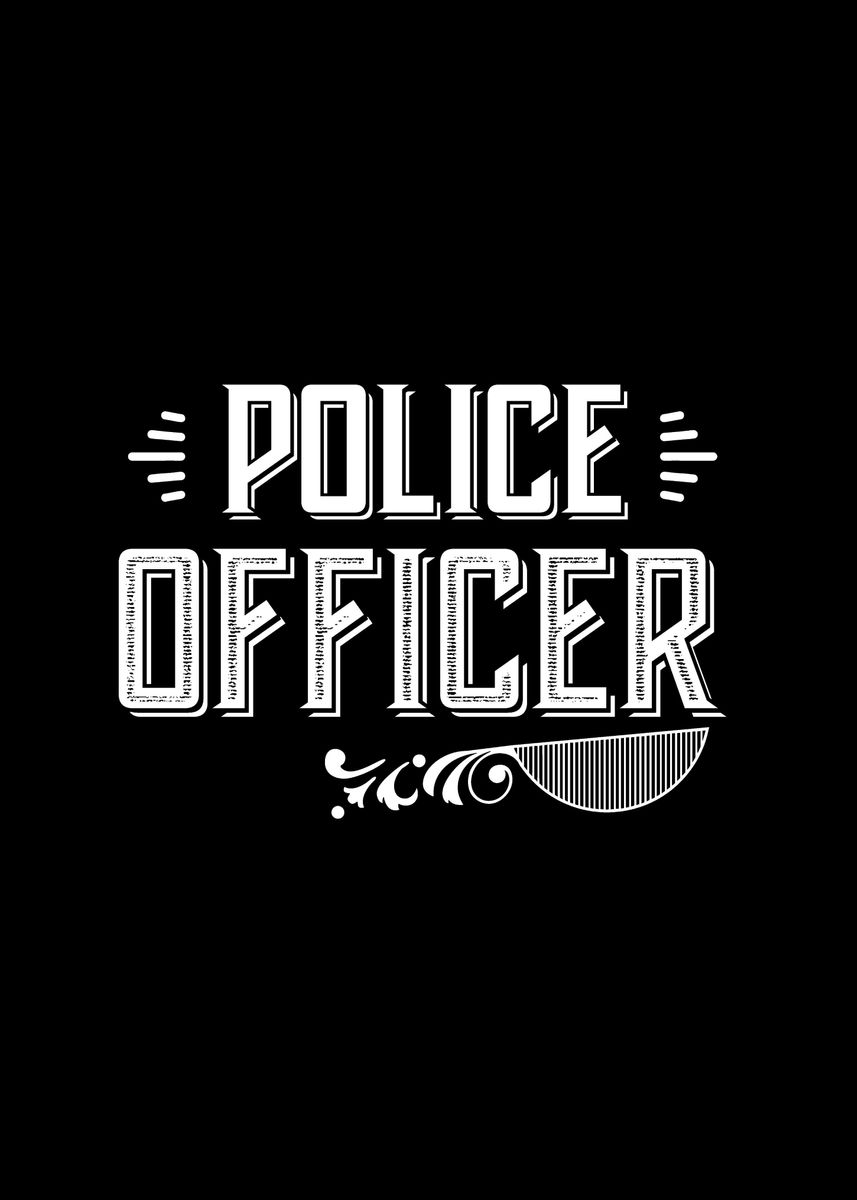 'Policeman Police Cop ' Poster by dr3designs | Displate