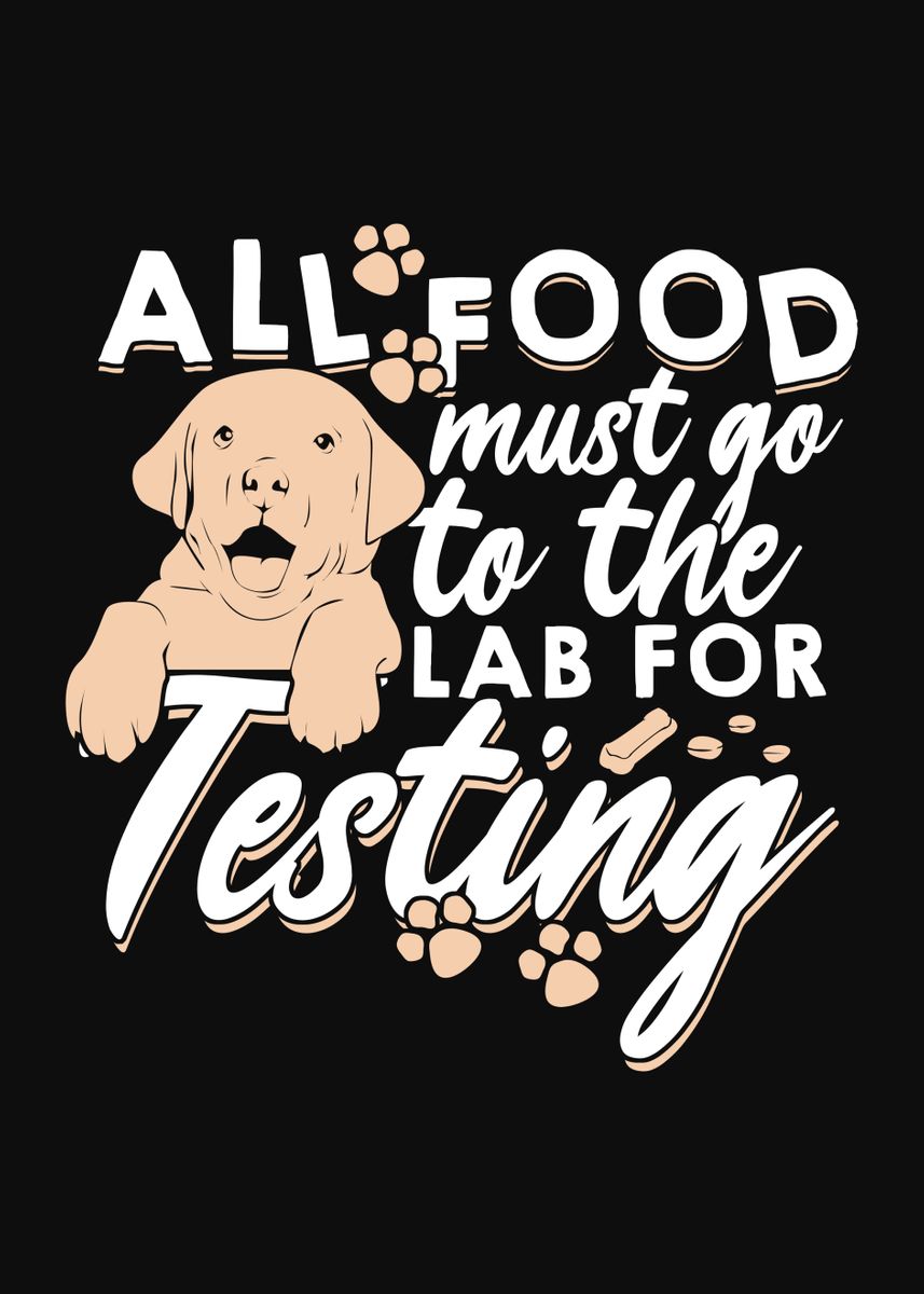 'Labrador Retriever Design' Poster, picture, metal print, paint by ...