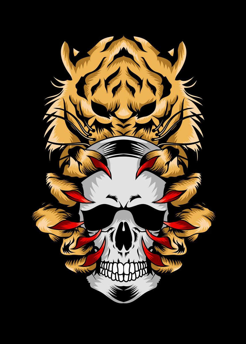 'Tiger' Poster by Neon Poster | Displate