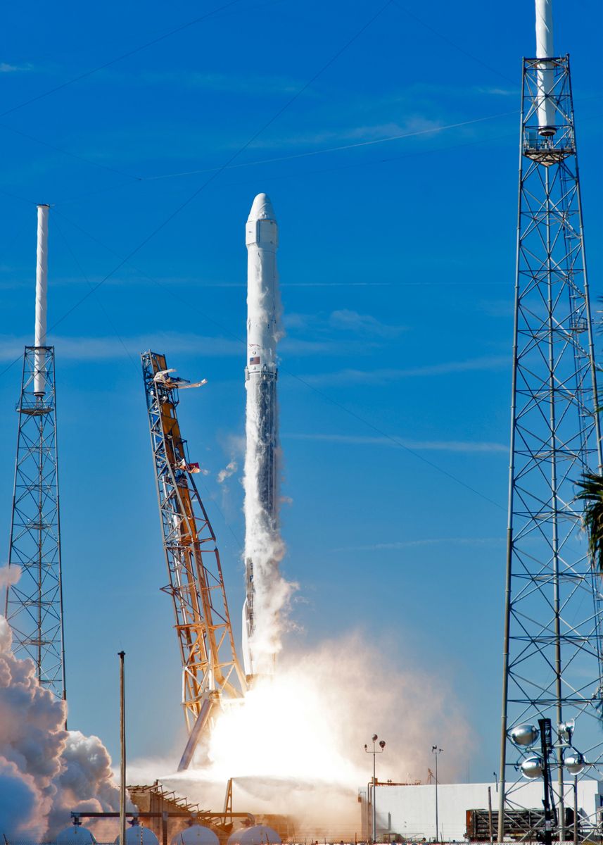 'Falcon 9' Poster by Conceptual Photography | Displate