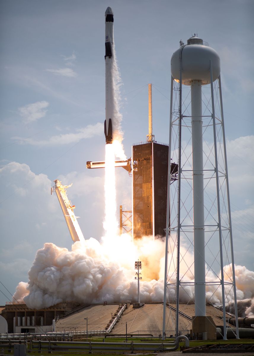 'Falcon 9' Poster, picture, metal print, paint by Conceptual ...