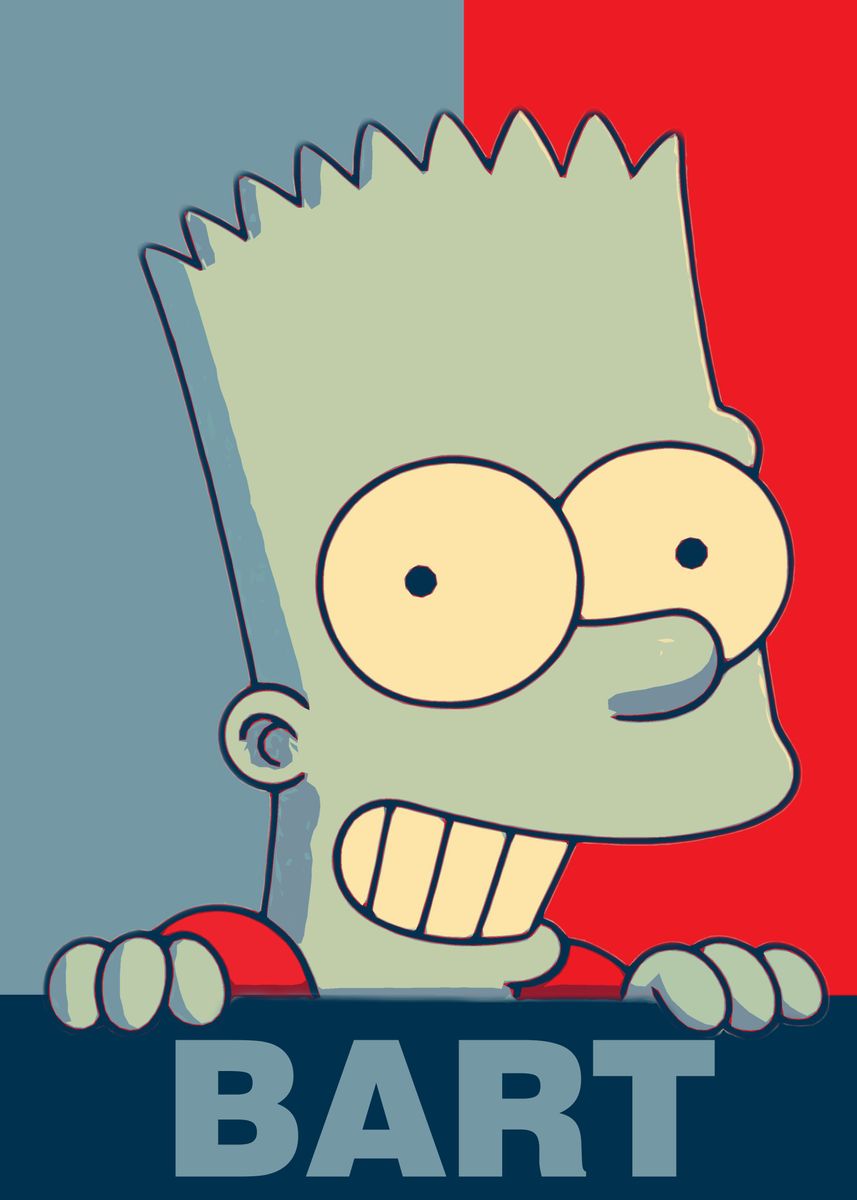 'Bart ' Poster, picture, metal print, paint by Dhega Priya Gunawan ...