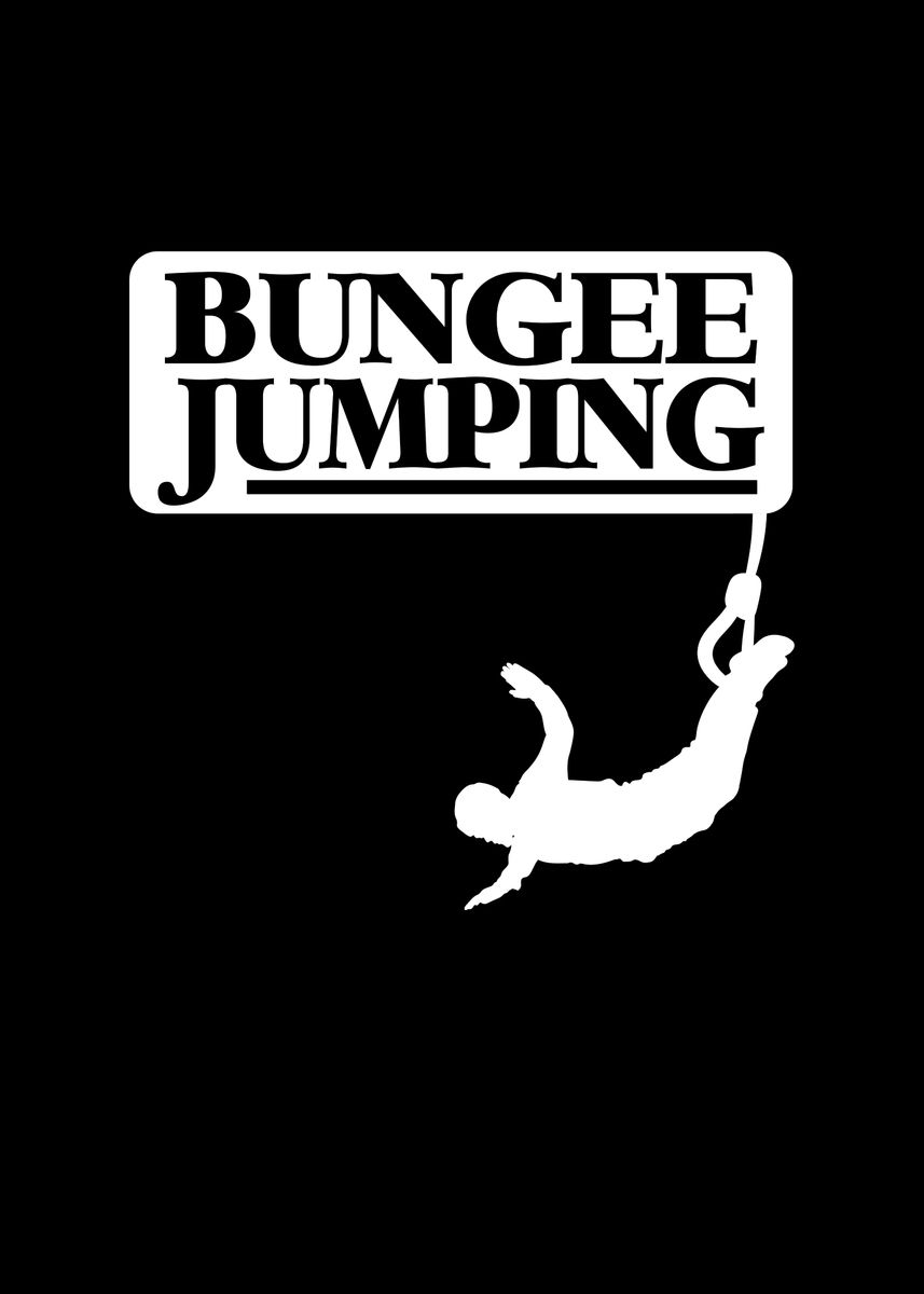 'Bungee Jumping' Poster, picture, metal print, paint by bananadesign ...