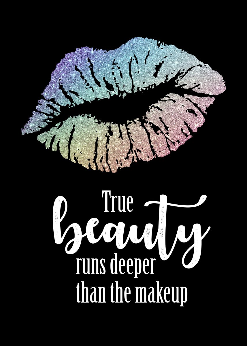 'True beauty' Poster, picture, metal print, paint by Juliana RW | Displate