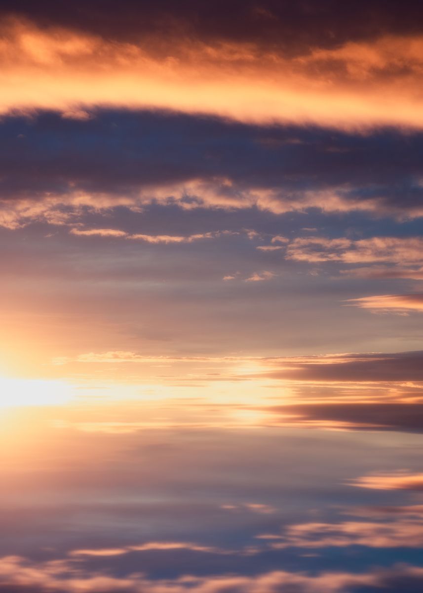 'Sunset Reflection' Poster by Kenneth Emmanuel Henjum | Displate