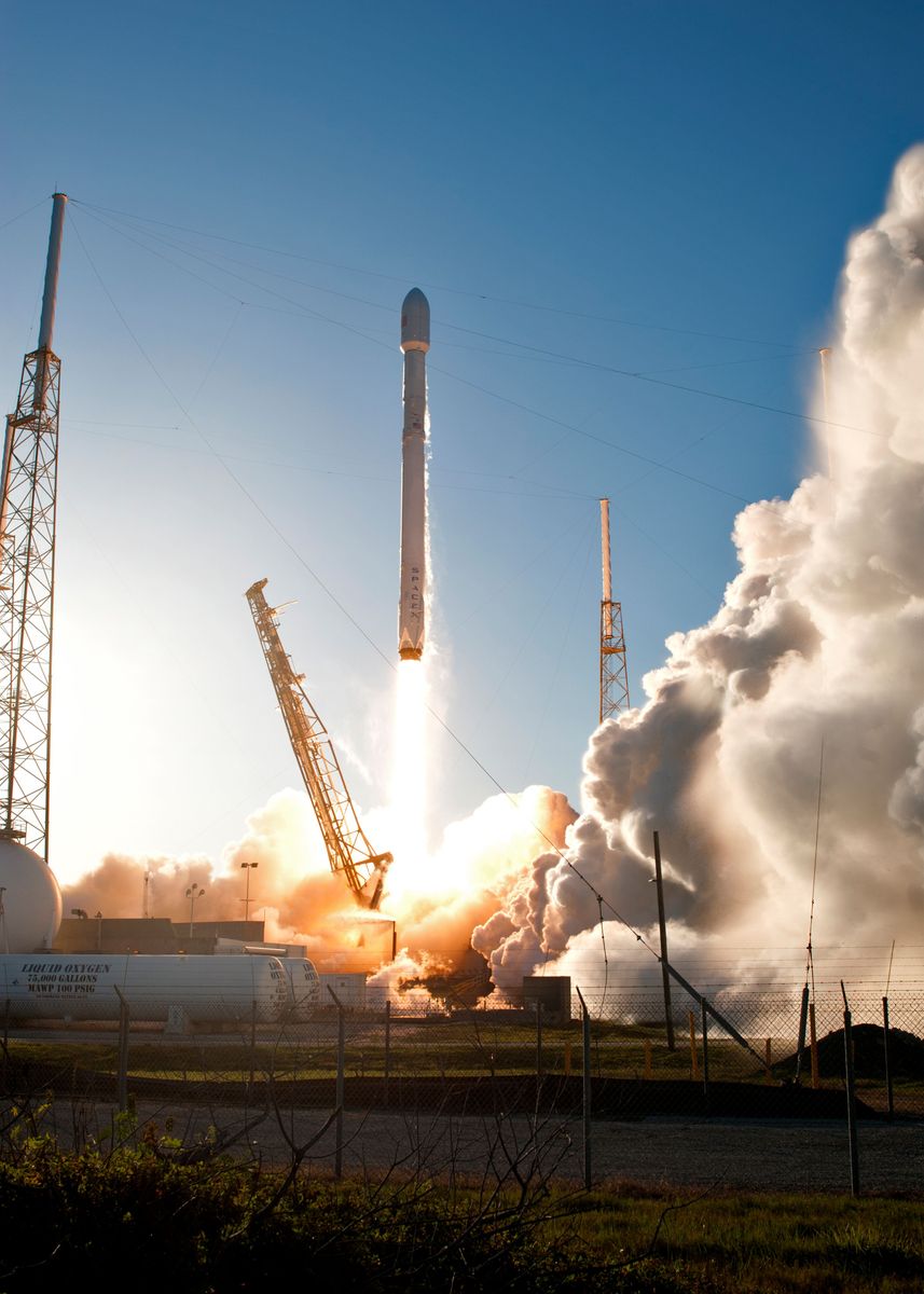 'Falcon 9' Poster by Conceptual Photography | Displate