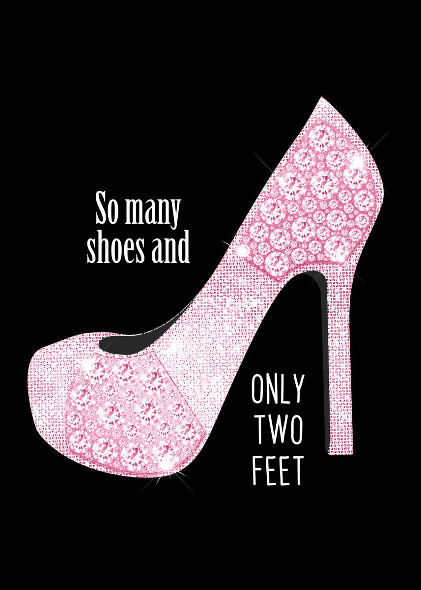 'So many shoes' Poster by Juliana RW | Displate