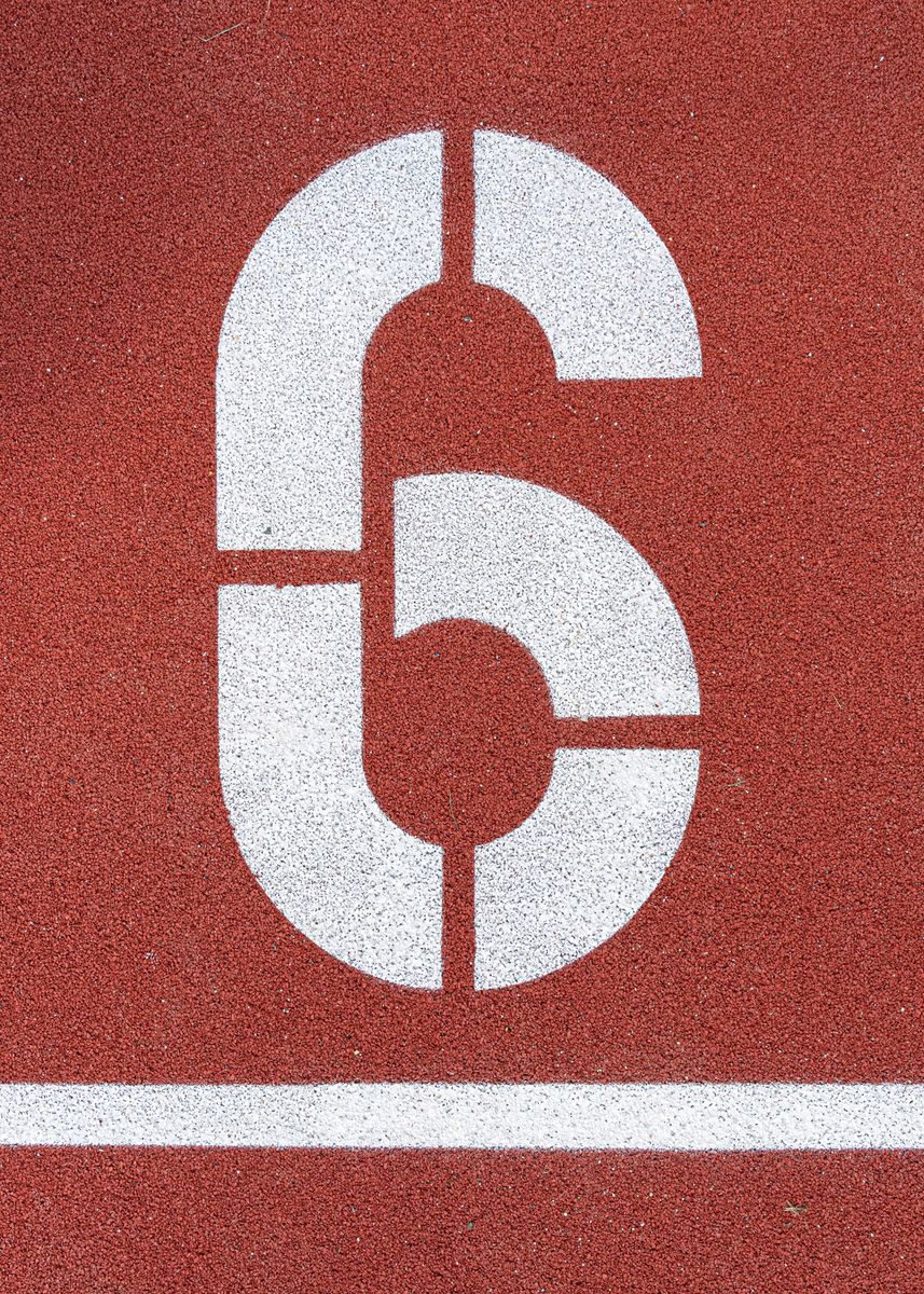 'Number Six' Poster, picture, metal print, paint by kooldigi | Displate