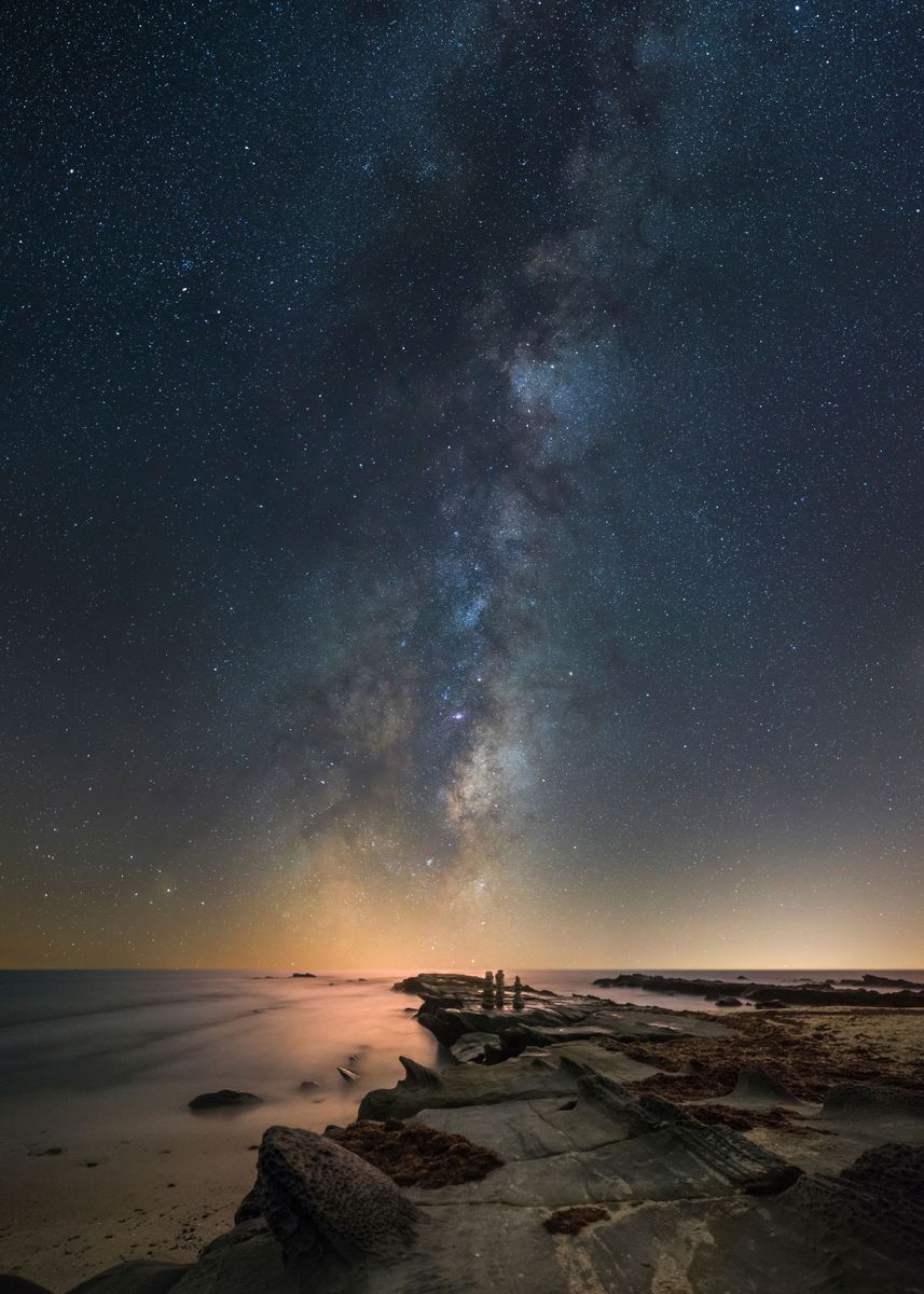 'Night inspiration' Poster, picture, metal print, paint by MCAshe Art ...