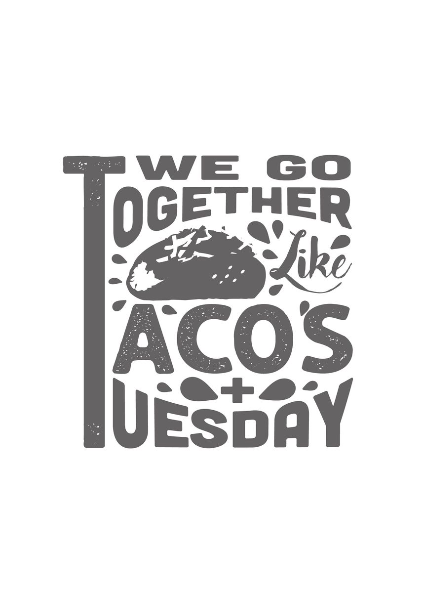 'Please Tacos' Poster by Beone Digital | Displate