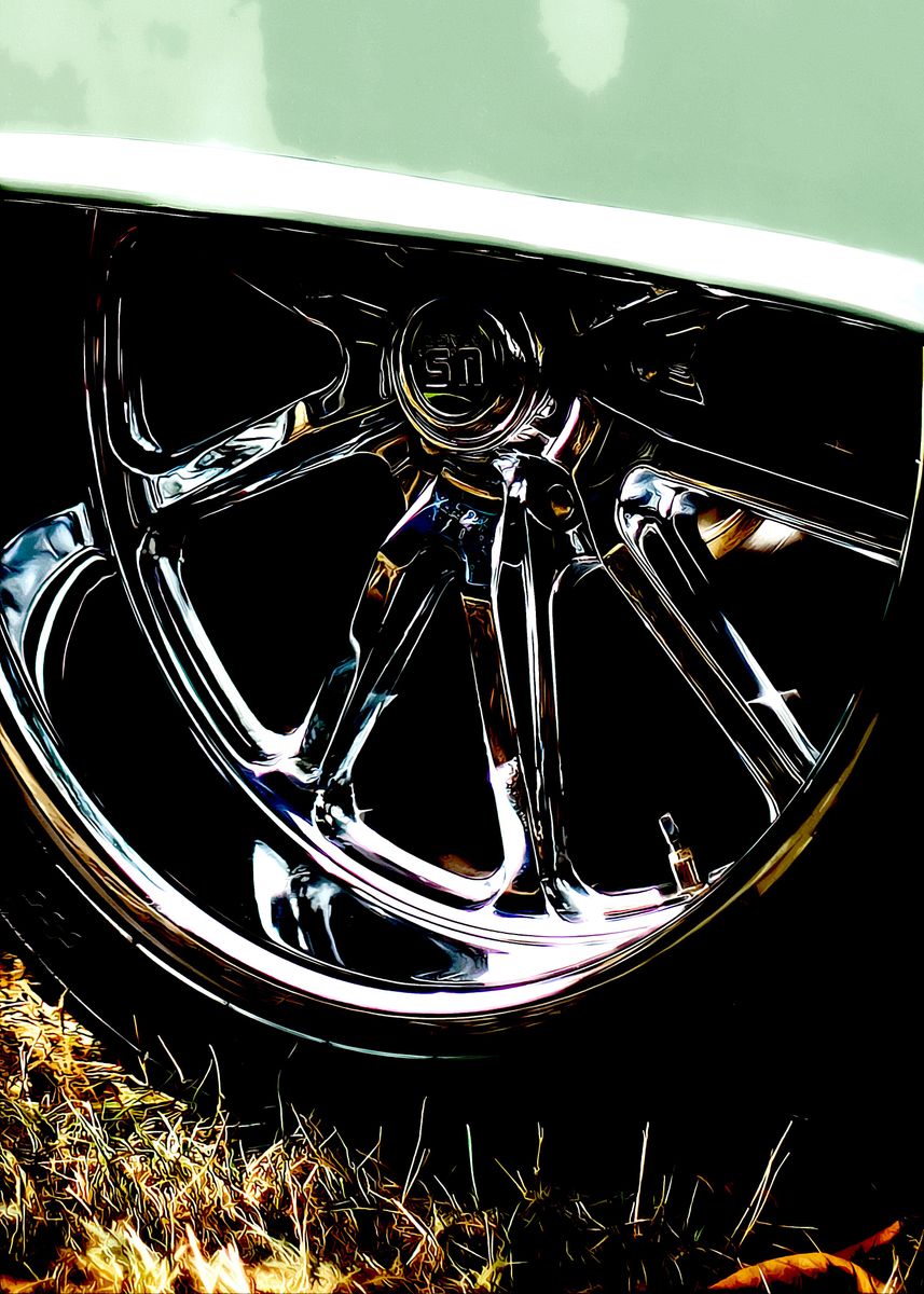'cars rim' Poster, picture, metal print, paint by ReCreArtion | Displate