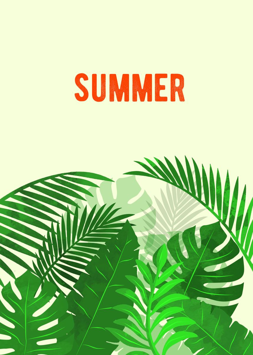 'Summer' Poster by Quieltin Creatives | Displate