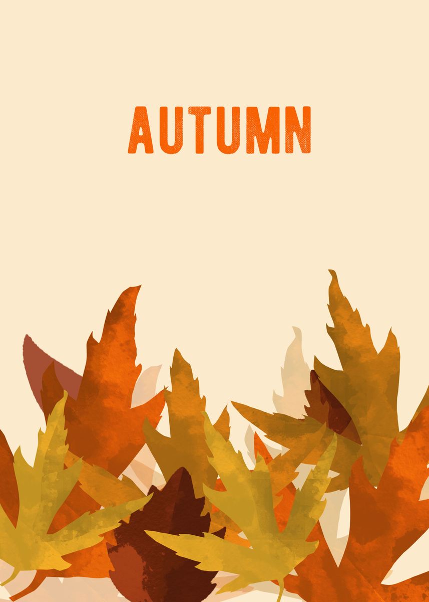 'Autumn' Poster, picture, metal print, paint by Quieltin Creatives ...