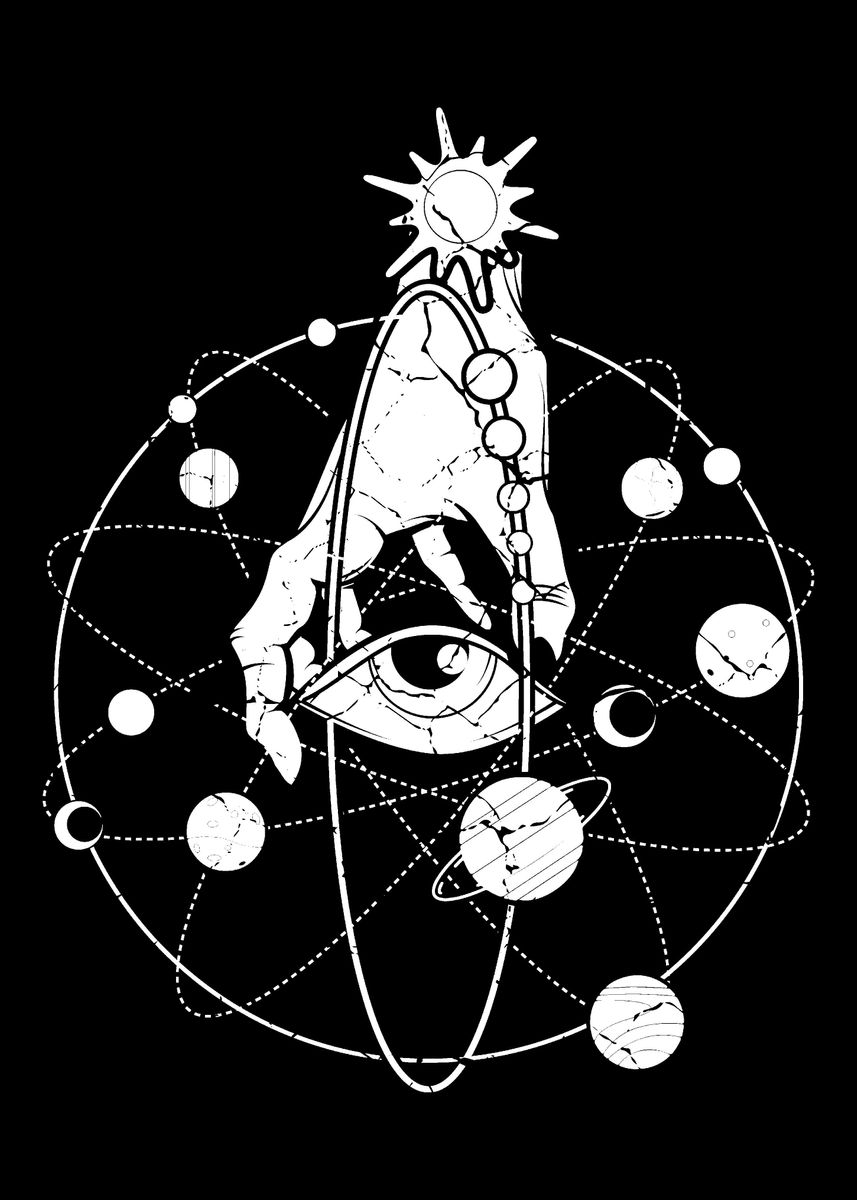 'Sky Hands Eye Spiritual Pe' Poster by Powdertoastman | Displate