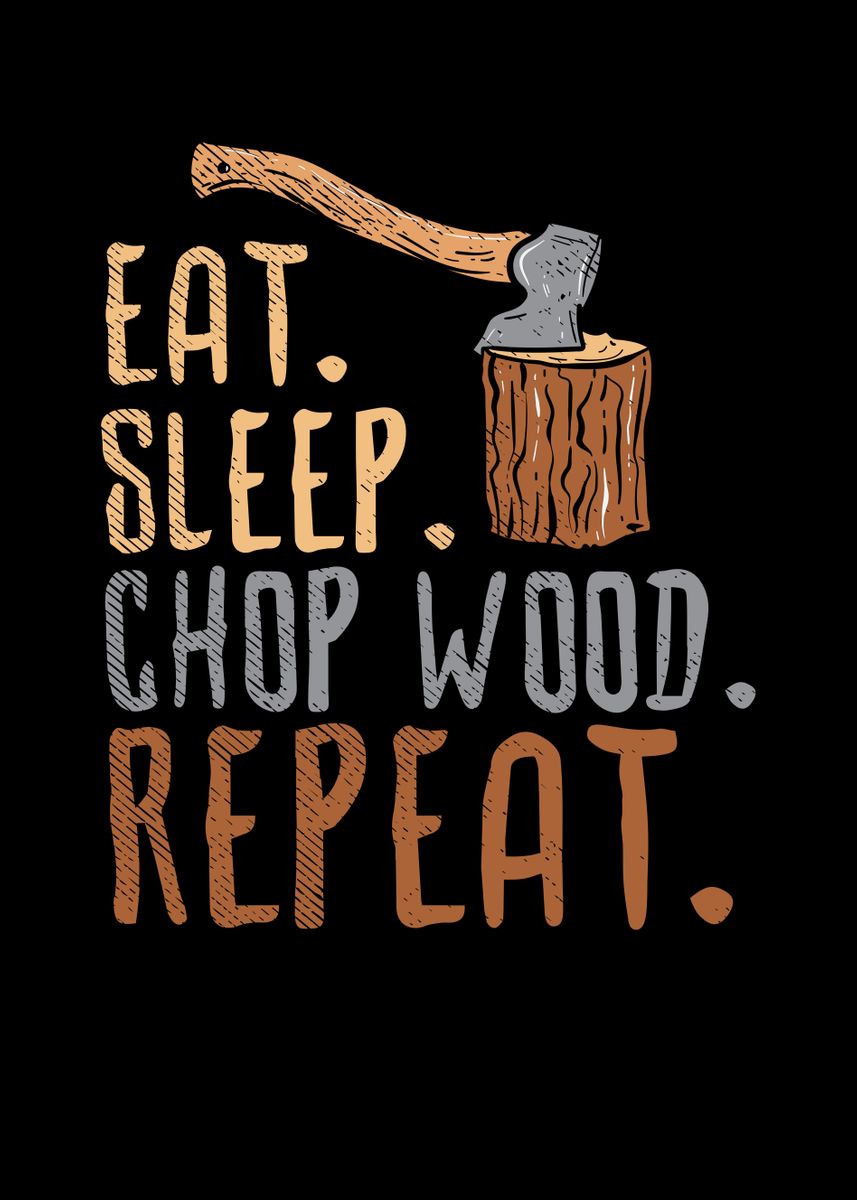 'Lumberjack' Poster by Shiva121 | Displate