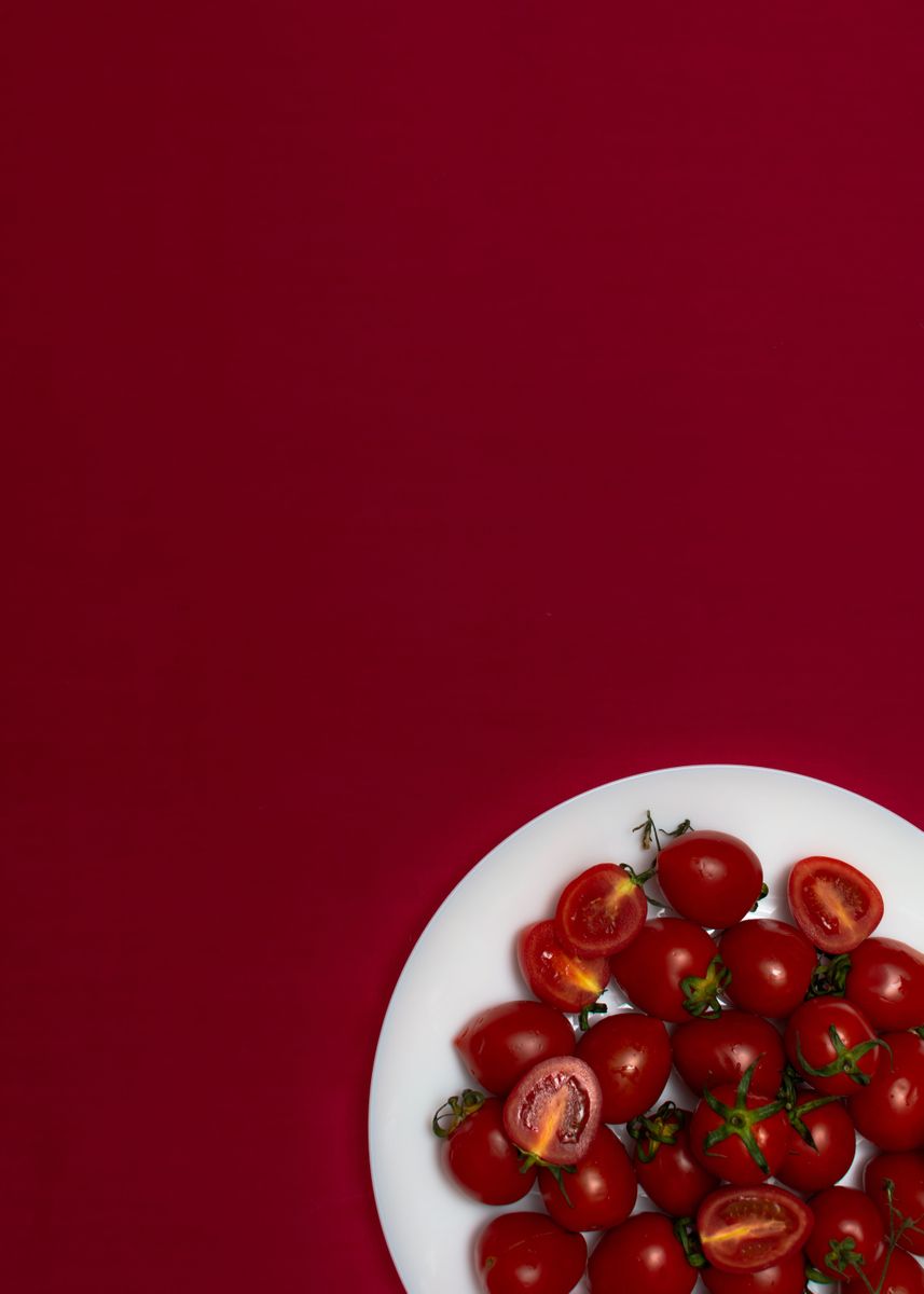 'Tomatoes' Poster, picture, metal print, paint by NAMA | Displate