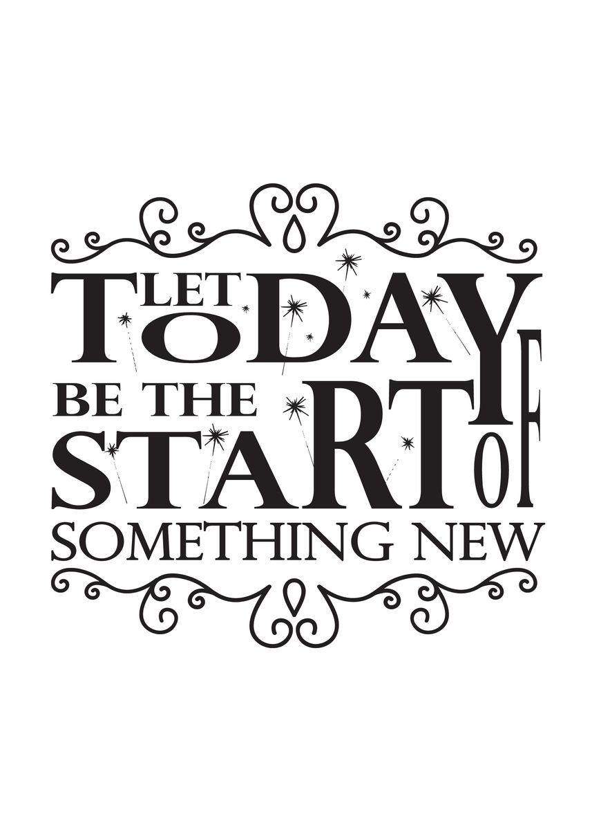 'Something New Year' Poster, picture, metal print, paint by Beone ...