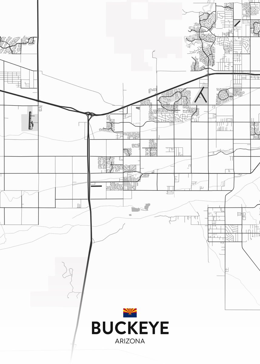 'Buckeye AZ' Poster, picture, metal print, paint by IMR Designs | Displate