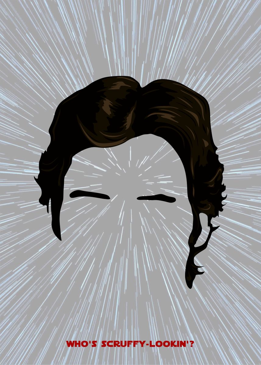 'Scruffy' Poster, picture, metal print, paint by Josh B | Displate