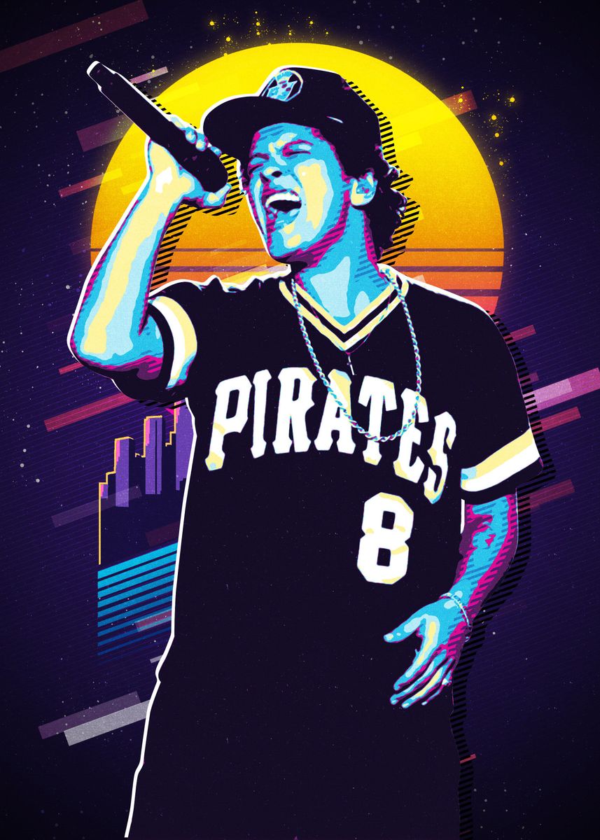 'Bruno Mars' Poster by Faa Ness | Displate