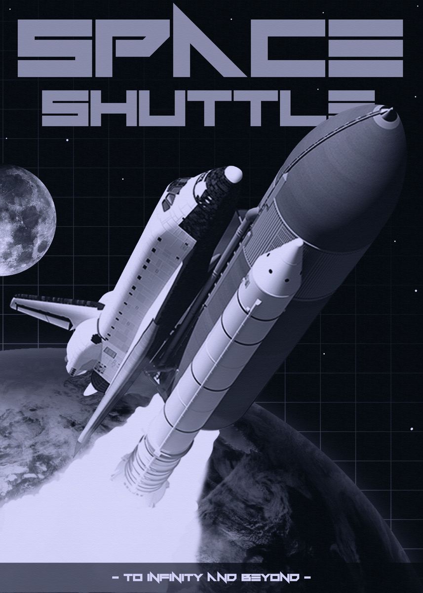 'Space Shuttle' Poster, picture, metal print, paint by artisticdesign ...