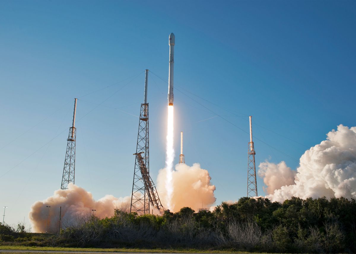 'Falcon 9' Poster by Conceptual Photography | Displate