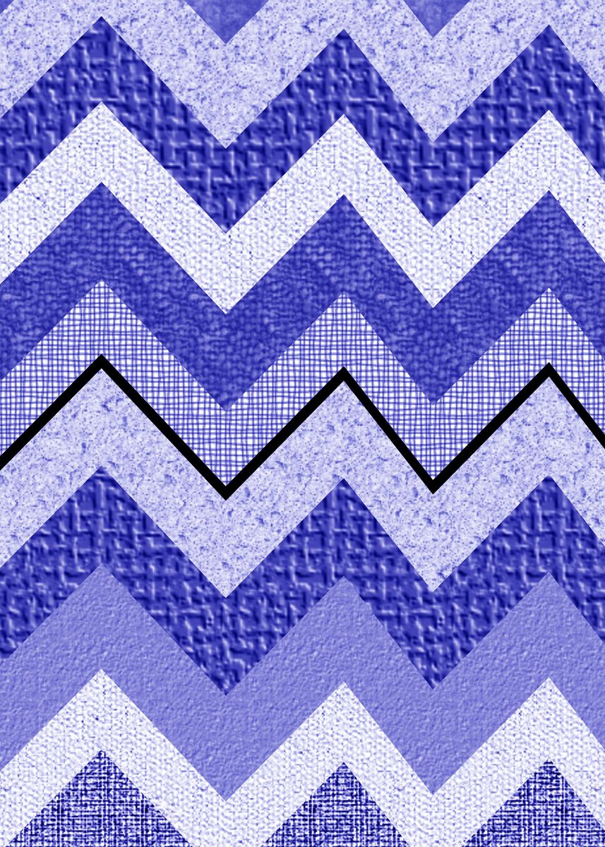 'Blue triangles ' Poster by The Bright Art | Displate