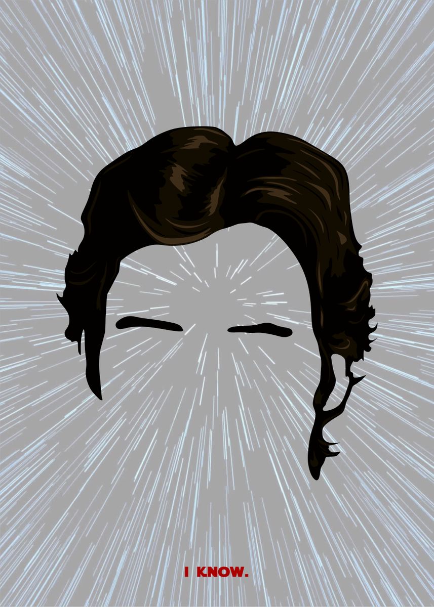 'I know' Poster, picture, metal print, paint by Josh B | Displate