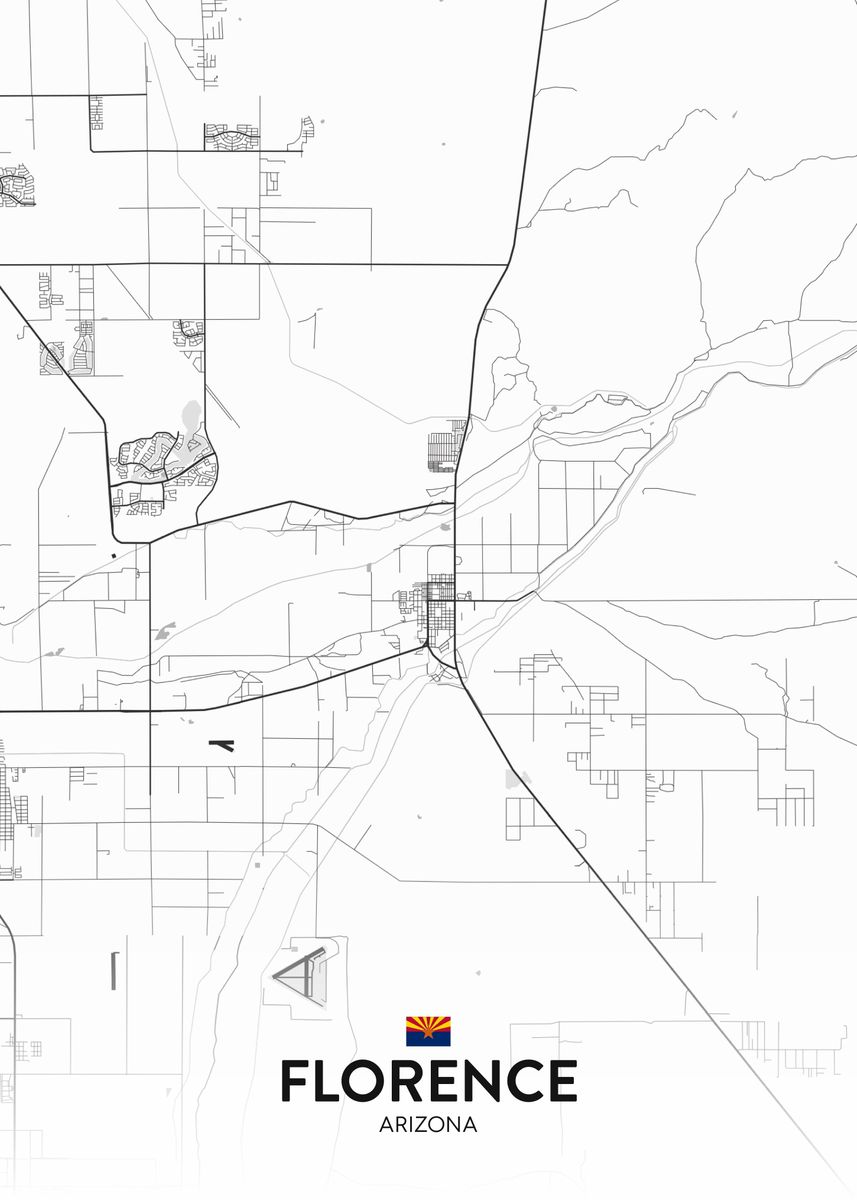 'Florence AZ' Poster by IMR Designs | Displate