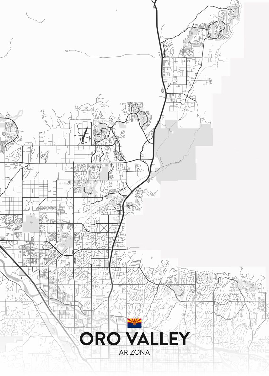 'Oro Valley AZ' Poster by IMR Designs | Displate