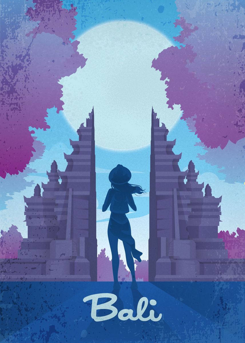 'Bali' Poster by Kunyah | Displate