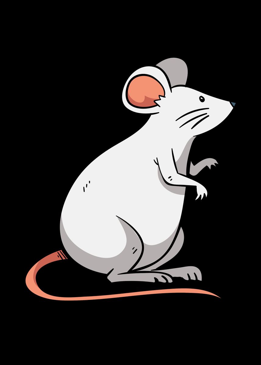 'mouse' Poster, picture, metal print, paint by On Game | Displate