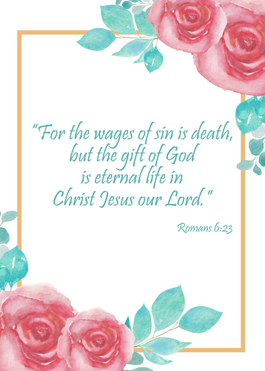 'Bible Verse' Poster by afdesign | Displate