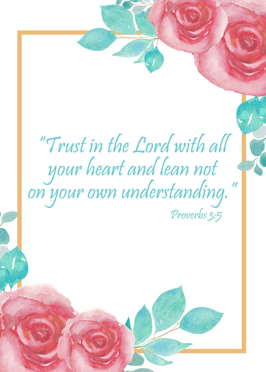 'Bible Verse' Poster by afdesign | Displate